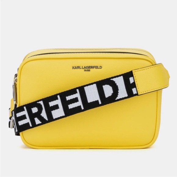 Karl Lagerfeld | Bags | Karl Lagerfeld Lemon Yellow Sun Crossbody Bag ...